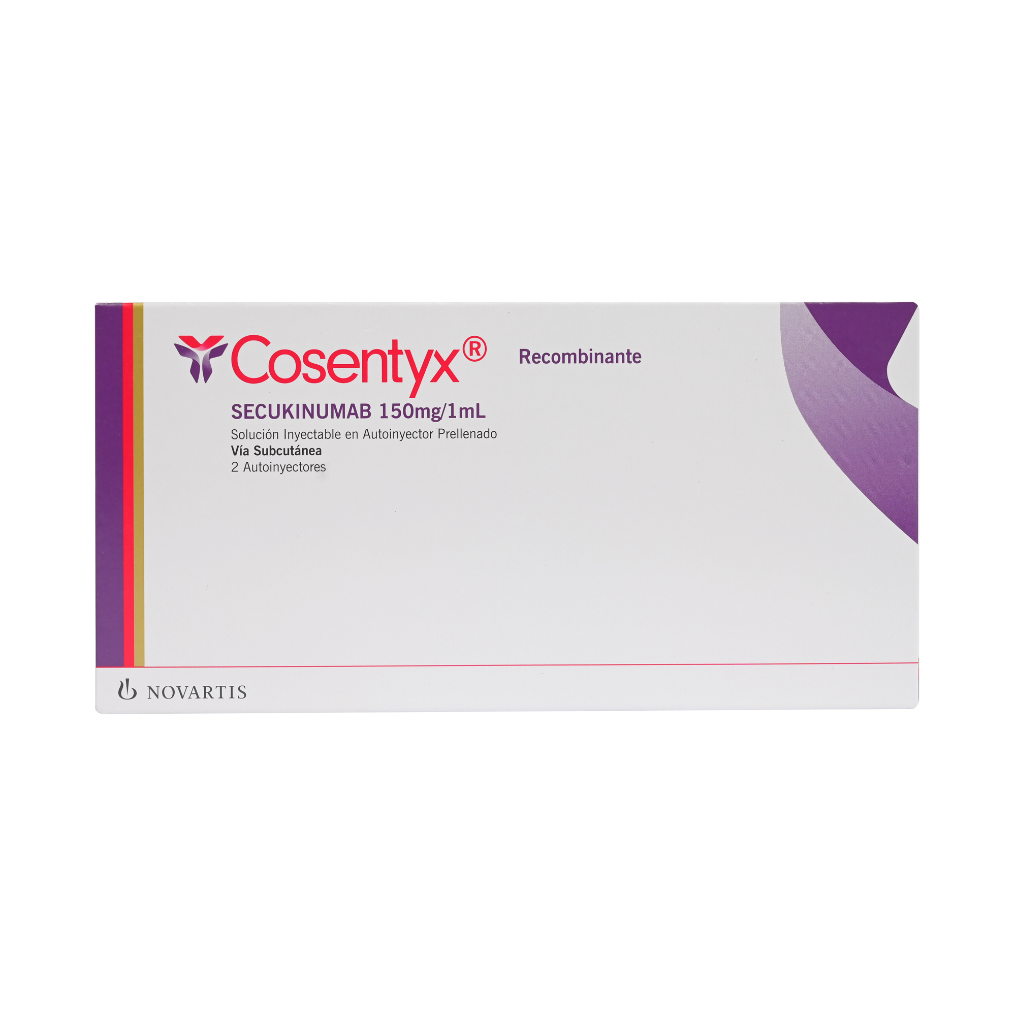 Cosentyx Secukinumab 150 mg / 1 mL Solucion Inyectable 2 Autoinyectores ...