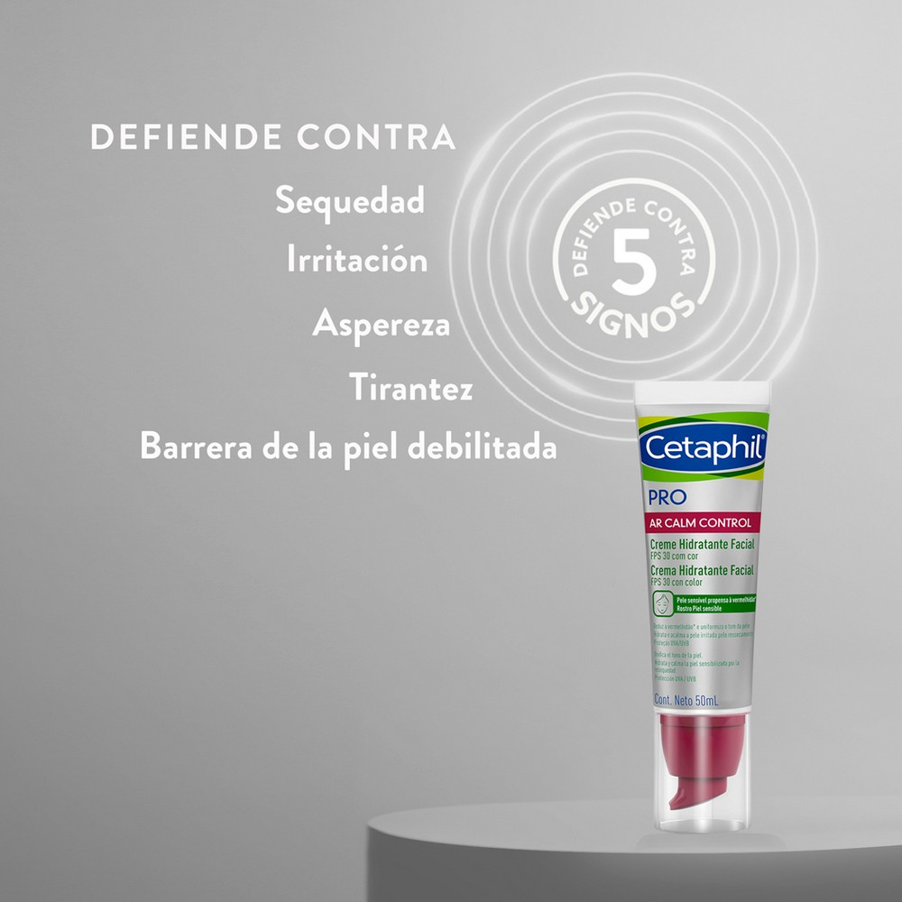Crema Facial Hidratante Pro Ar Calm Control Fps30 Con Color 50 ml ...