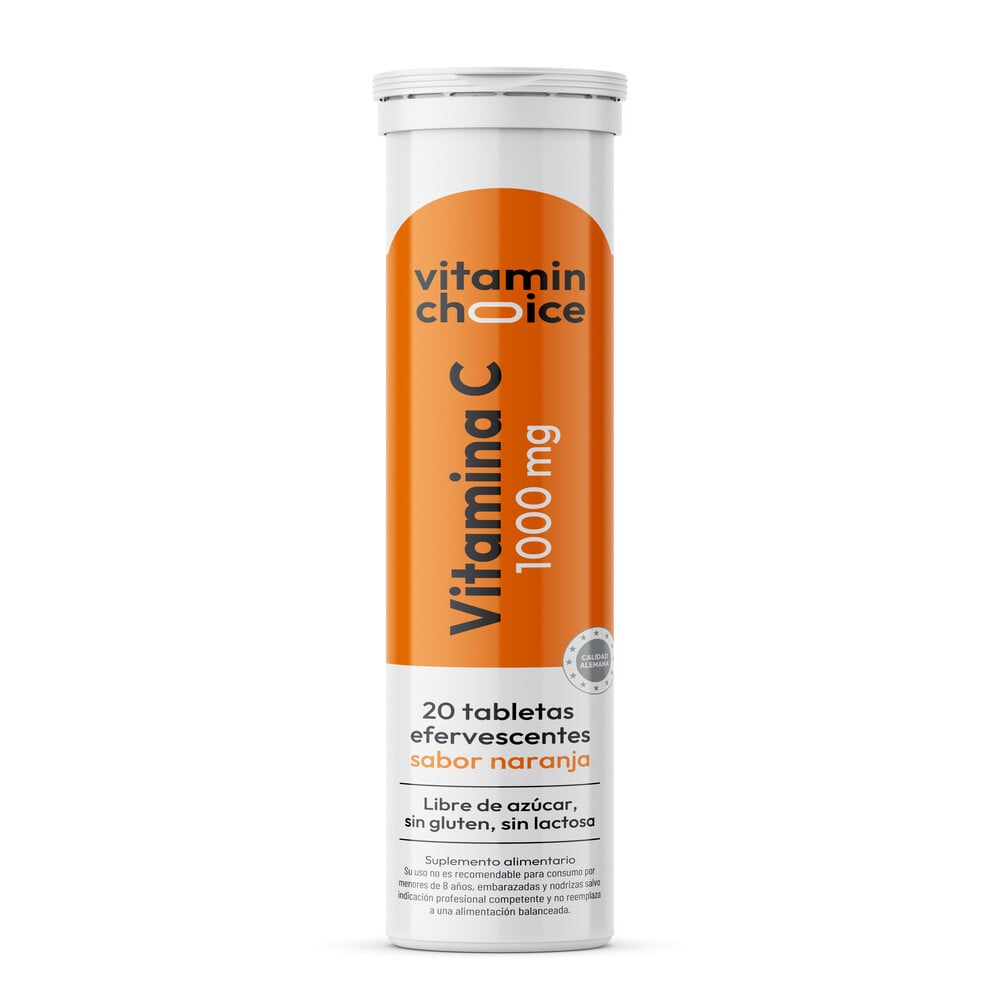 Vitamina C Efervescente 1000 mg · 20 Tabletas | Cruz Verde | Cruz Verde