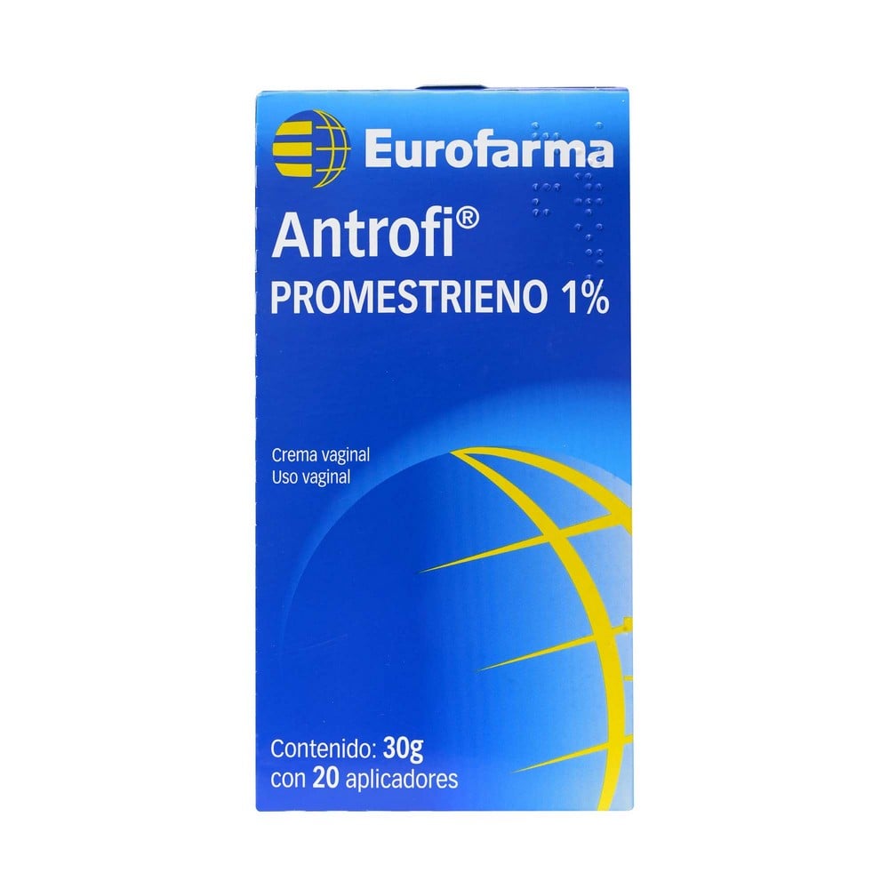 Antrofi Promestrieno 1% Crema Vaginal 30 gr con 20 Aplicadores ...