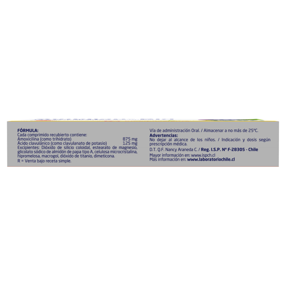 Ambilan Bid 875 mg 14 Comprimidos Recubiertos | Cruz Verde