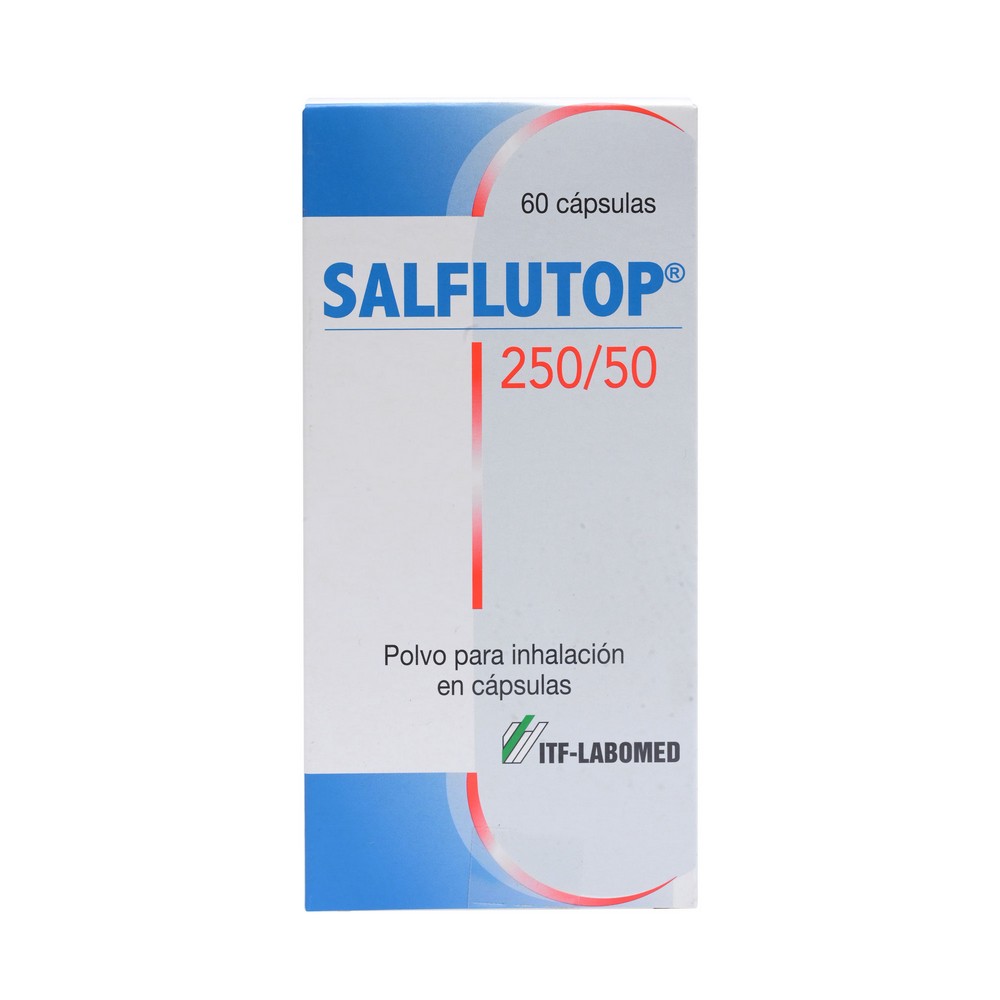 Salflutop 250/50 Salmeterol 50 mcg 60 Cápsulas Inhalada | Cruz Verde
