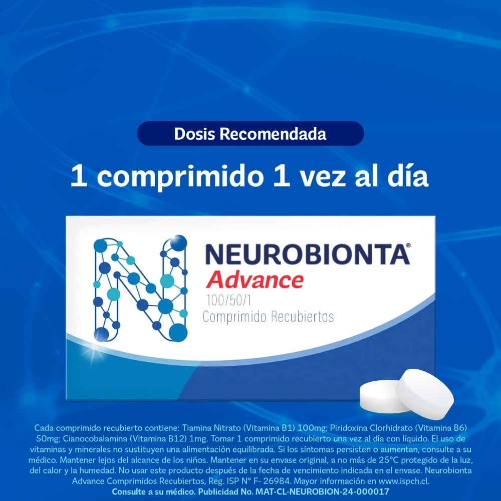 Neurobionta Advance 60 Tabletas | Cruz Verde
