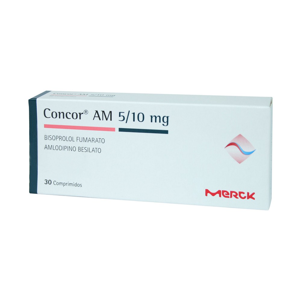 Concor AM Bisopropol Fumarato 5 mg 30 Comprimidos | Cruz Verde
