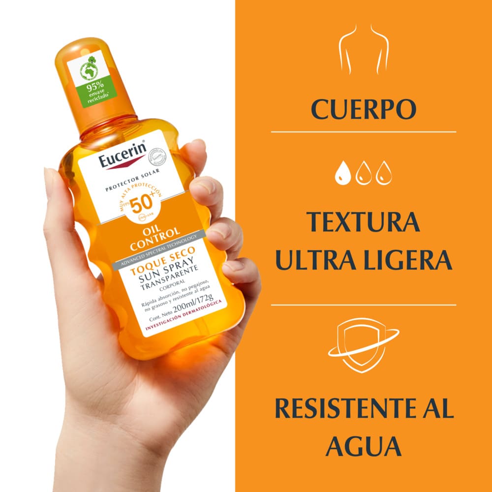 Protector Solar Spray Transparente Fps 50+ 200 mL | Cruz Verde