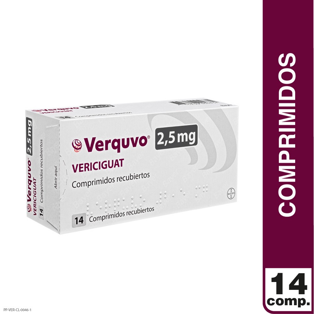 Verquvo 2,5mg 14 Comprimidos Recubiertos | Cruz Verde
