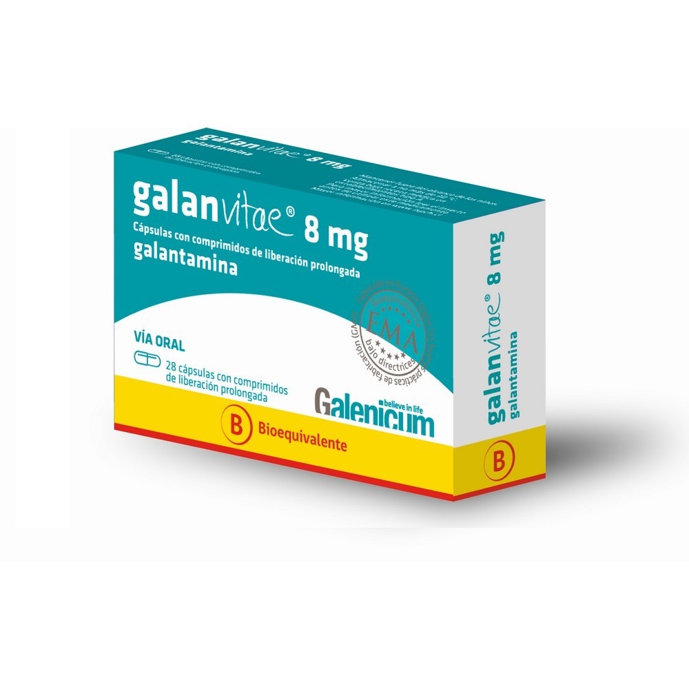 Galanvitae Galantamina 8 mg 7 Capsulas con Comprimidos de Liberacion ...