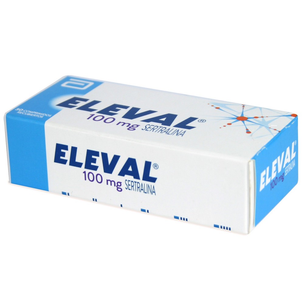 Eleval Sertralina 100 mg 30 Comprimidos Recubierto | Cruz Verde