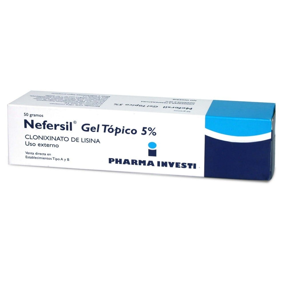 Nefersil Clonixinato De Lisina 5% Gel Tópico 50 gr | Cruz Verde