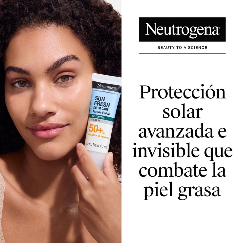 Protector Solar Facial Neutrogena Sun Fresh Oil Control Fluido Sin ...