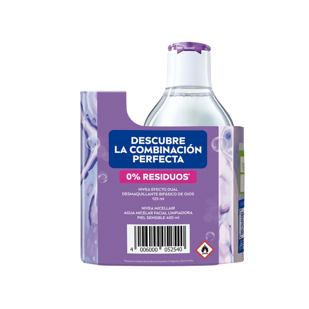 Pack Loción MicellAIR Piel Sensible 400ml + Desmaquillante Bifásico de ...