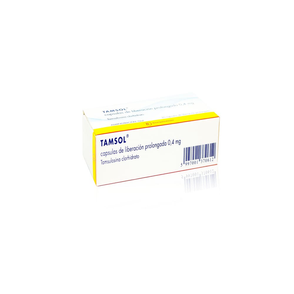 Tamsol 0.4 mg 30 cápsulas de liberación prolongada | Cruz Verde