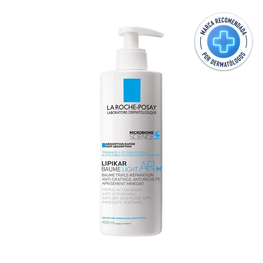 Bálsamo Hidratante Lipikar Baume Light AP+M 400ml - FarmaCompara