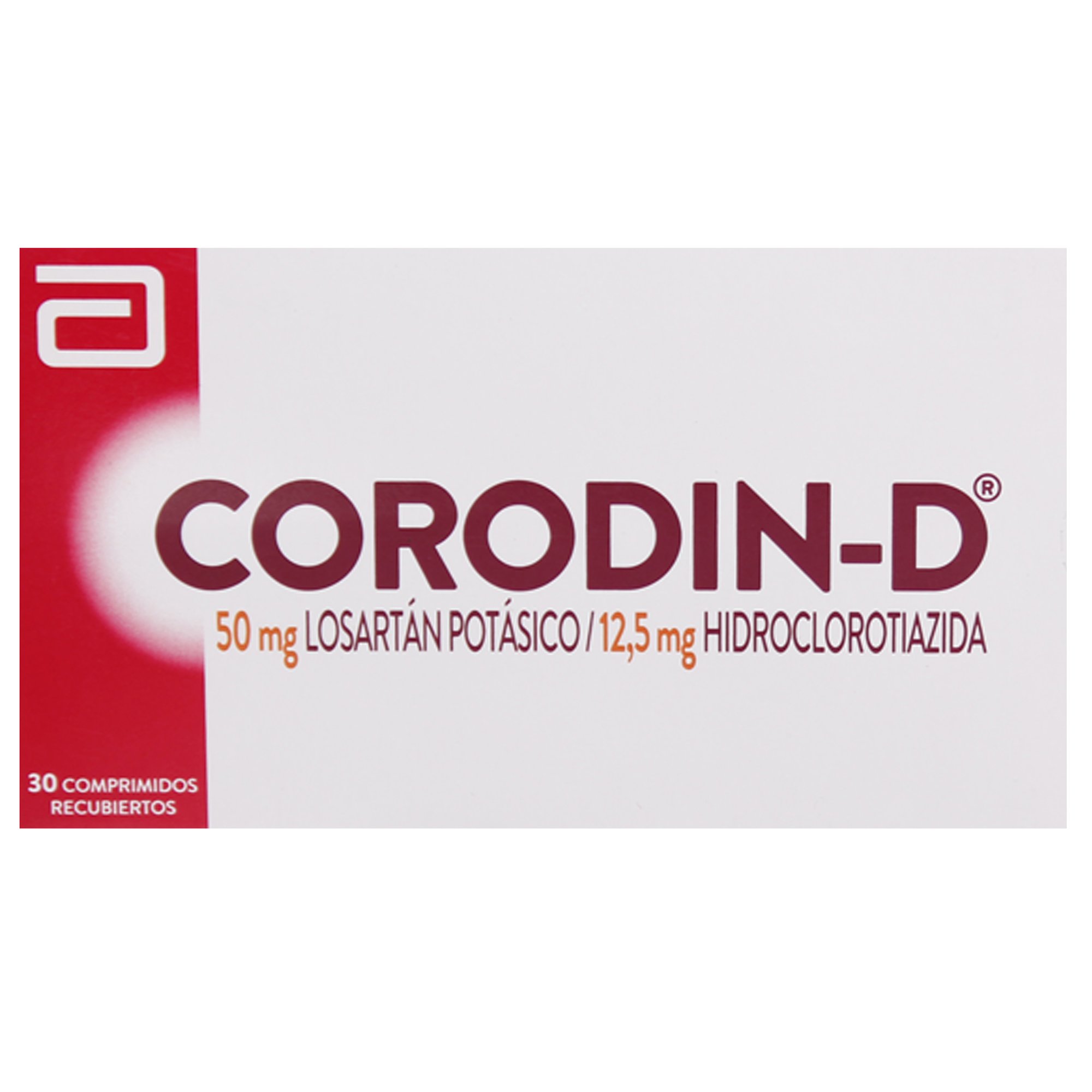 Corodin-D Losartan 50 mg 30 Comprimidos | Cruz Verde