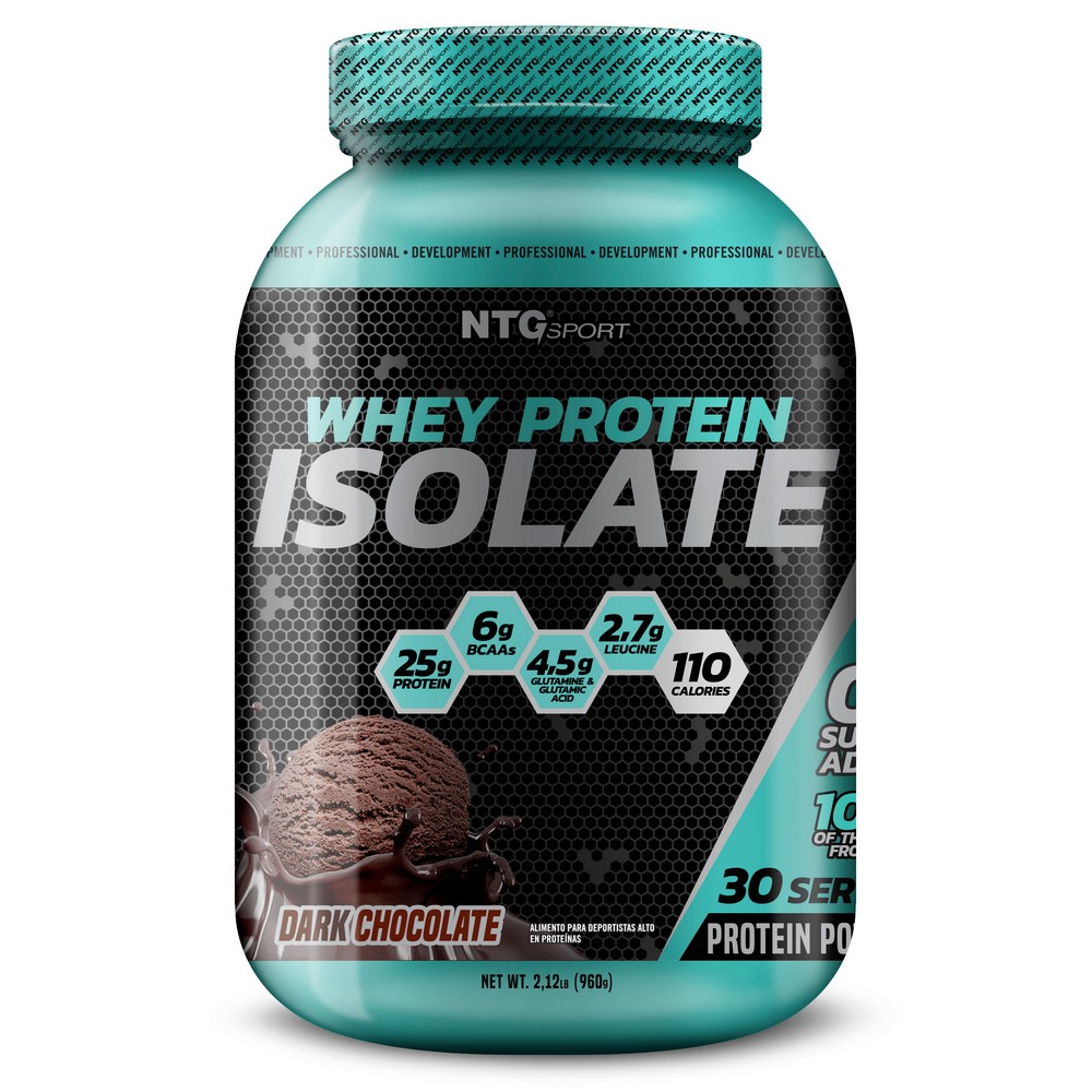 Whey Protein Isolate sabor Dark Chocolate – 30 servings - FarmaCompara