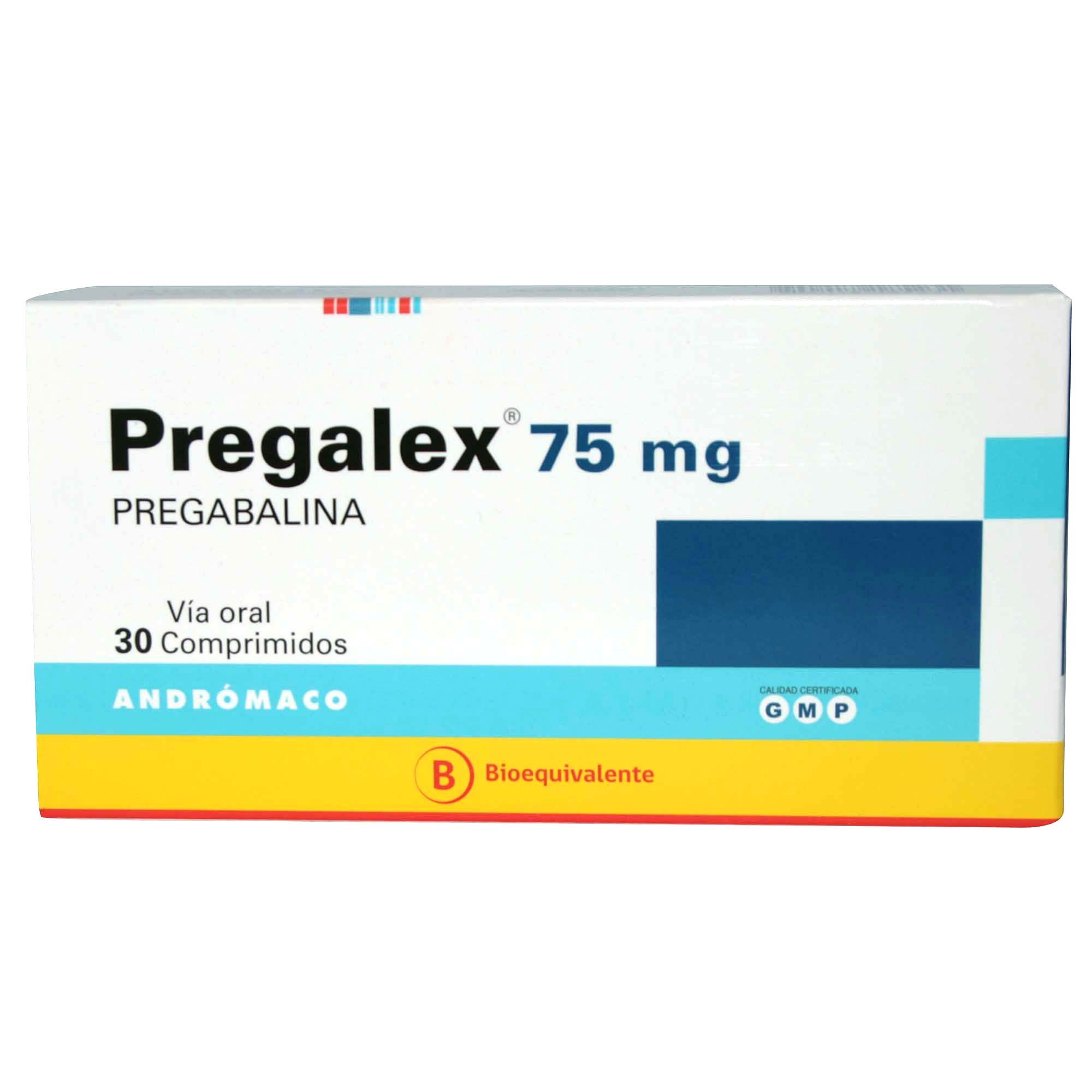 Pregalex Pregabalina 75 mg 30 Comprimidos | Cruz Verde