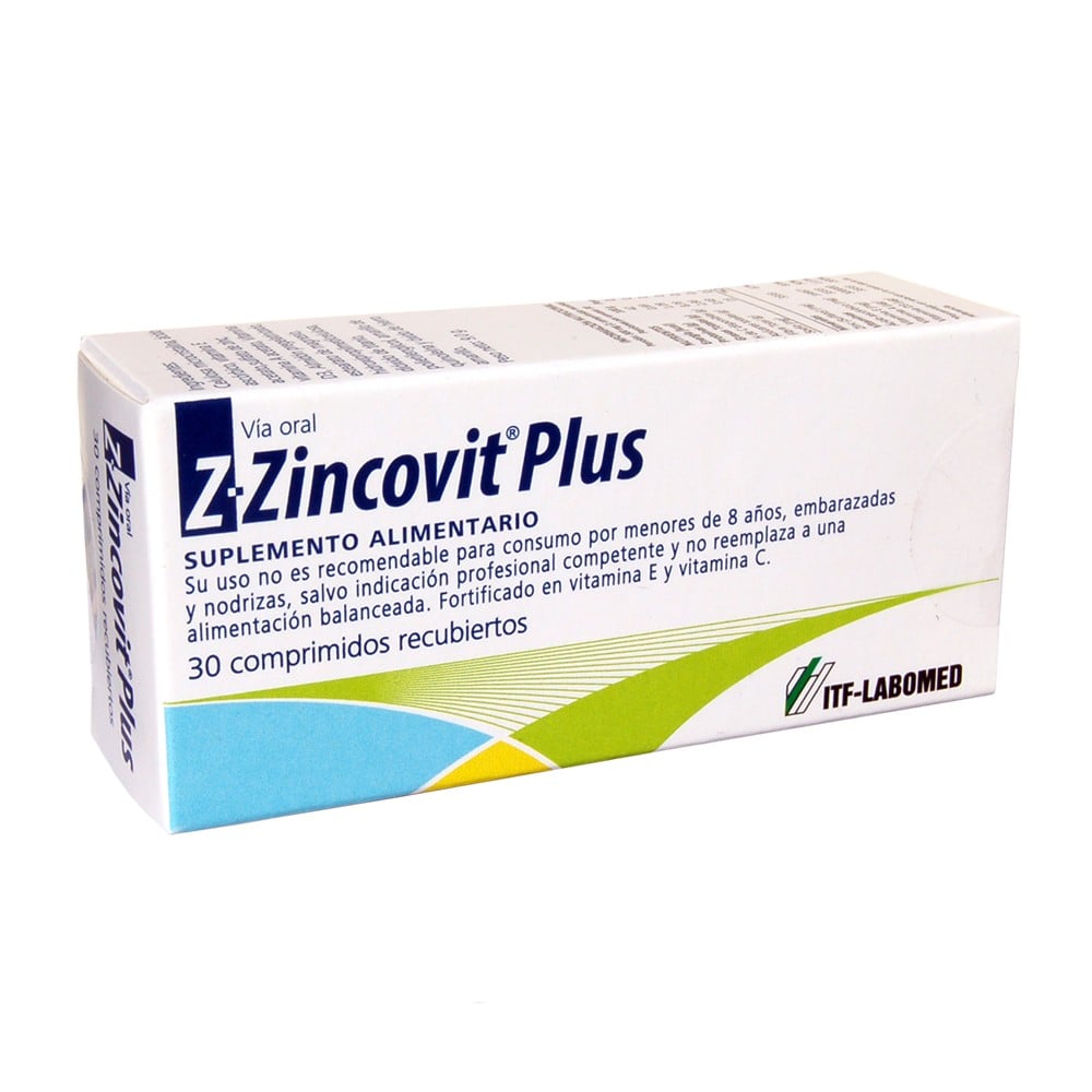 Z-Zincovit Plus Suplemento Alimentario 30 Comprimidos Recubiertos ...