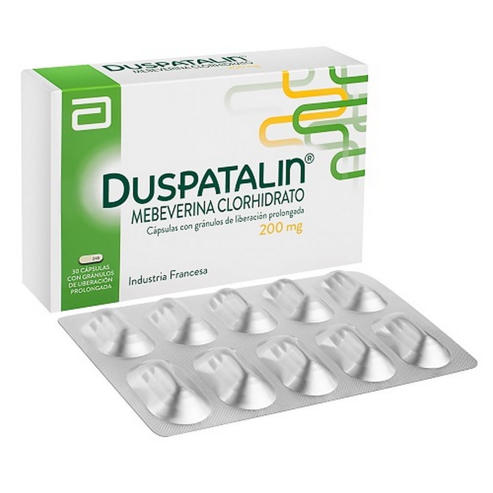 Duspatalin Mebeverina 200 mg 30 Cápsulas | Cruz Verde