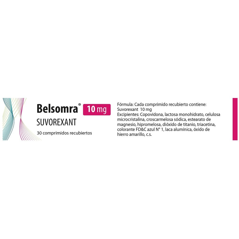 Belsomra 30 Comprimidos Recubiertos 10mg | Cruz Verde