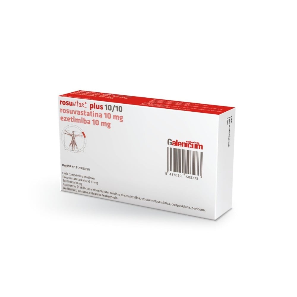 Rosuvitae Plus 10 mg / 10 mg 30 comprimidos | Cruz Verde