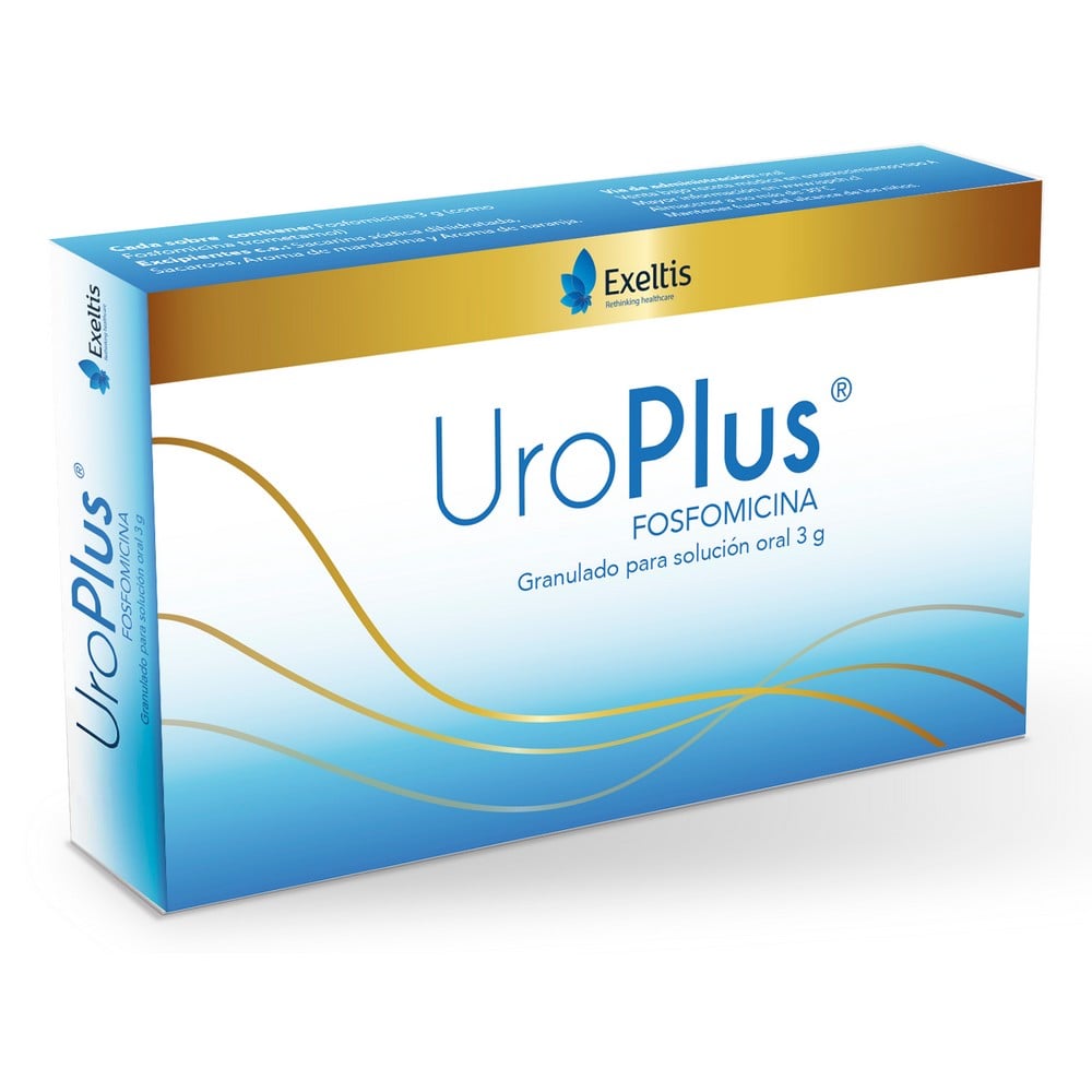 Uroplus Fosfomicina 3 gr Granulos para Solucion Oral 1 Sobre | Cruz Verde