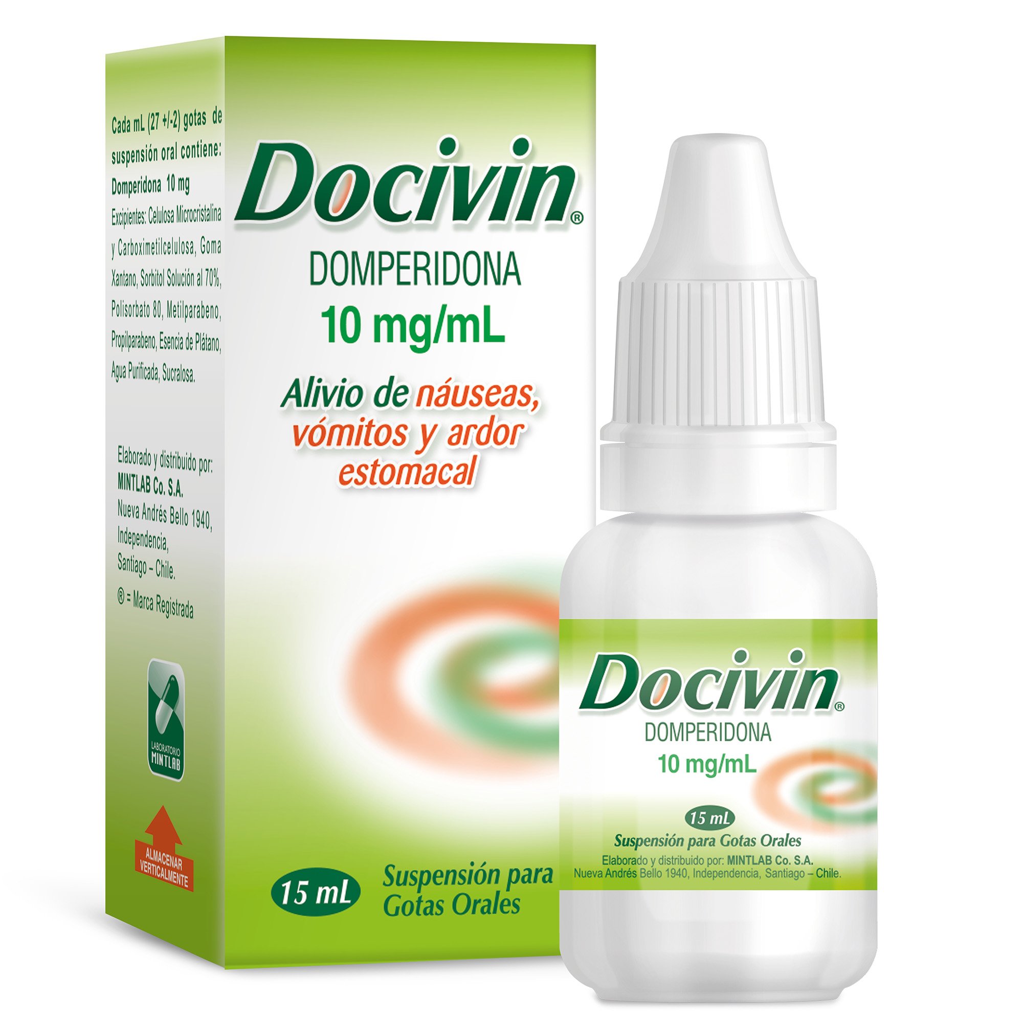 Docivin Domperidona 10 mg/mL Solución 15 mL | Cruz Verde