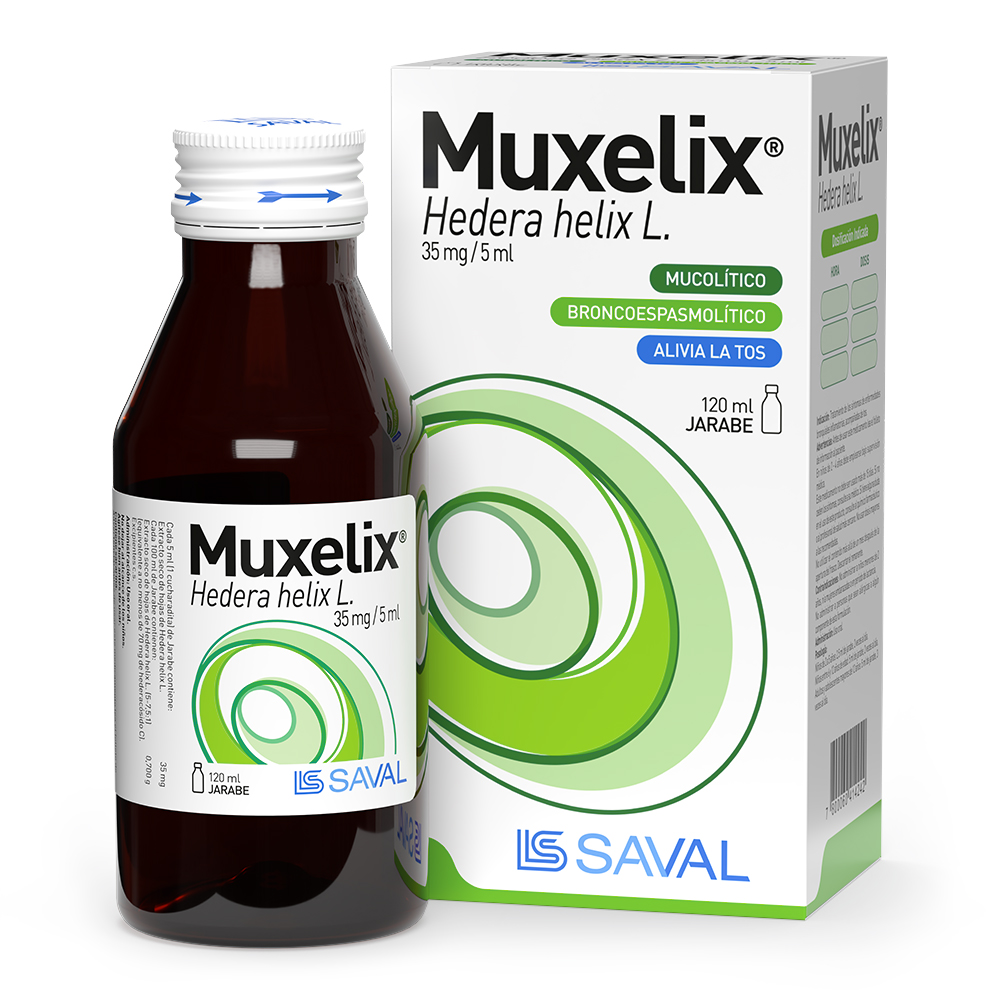 Muxelix Extracto Hiedra Desecada Hedera Helix 0,7 Jarabe 120 mL ...