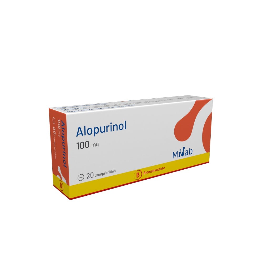 Alopurinol 100 mg Caja 20 Comp. MINTLAB CO SA - FarmaCompara