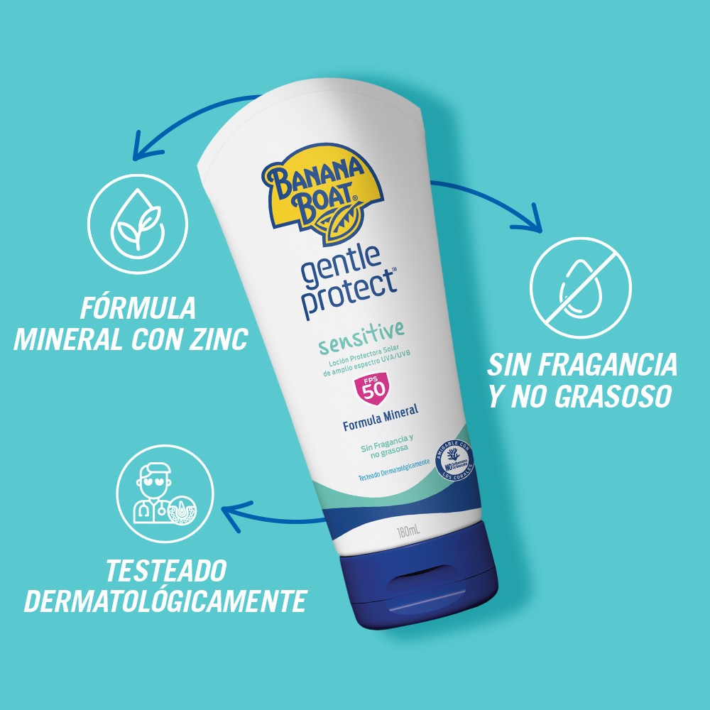 Protector Solar Mineral Banana Boat Sensitive | Cruz Verde