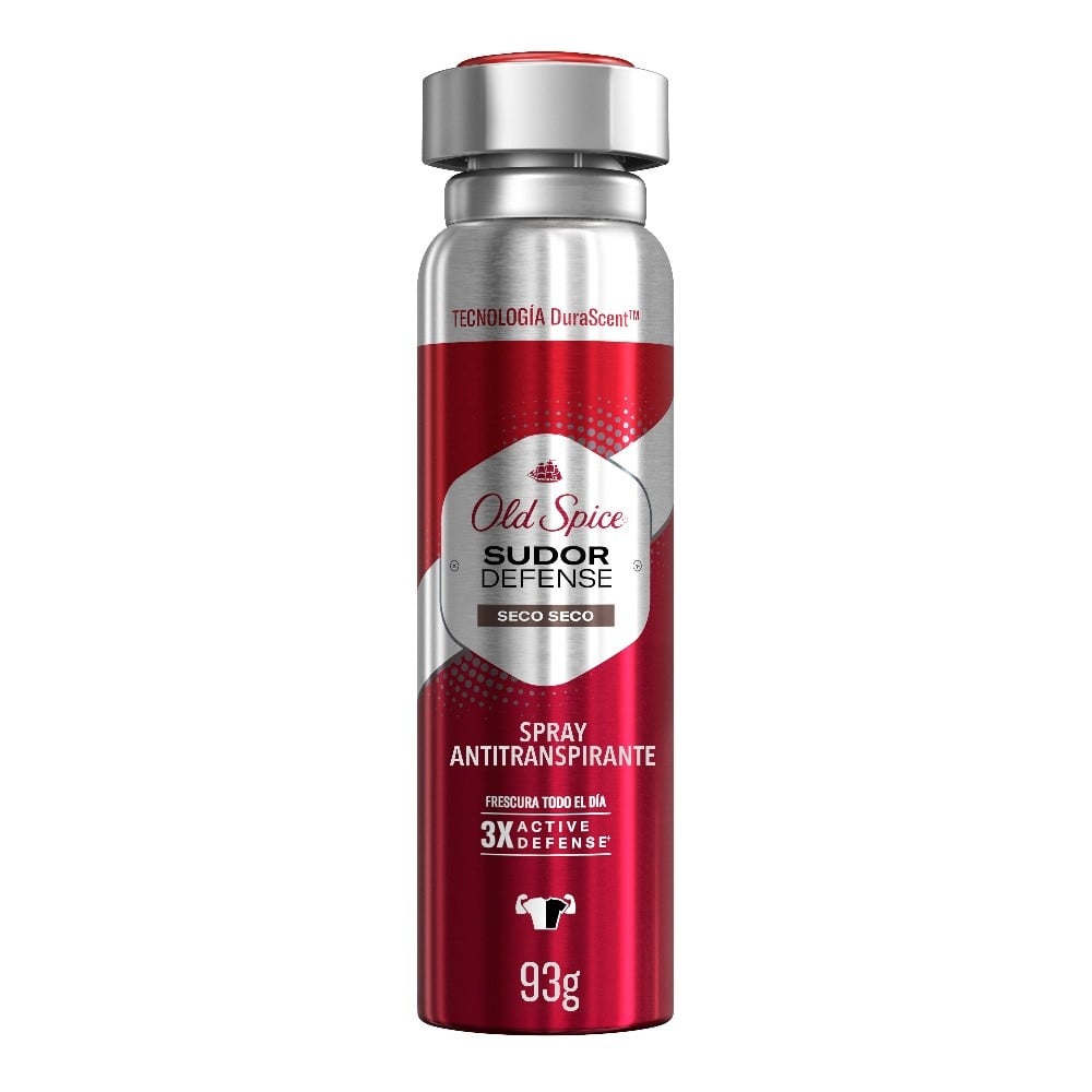 Spray Antitranspirante Old Spice Sudor Defense Seco Seco 93 g | Cruz Verde