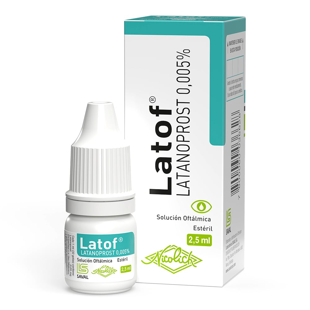 Latof Latanoprost 0,005% Solución Oftálmica 2,5 mL - FarmaCompara