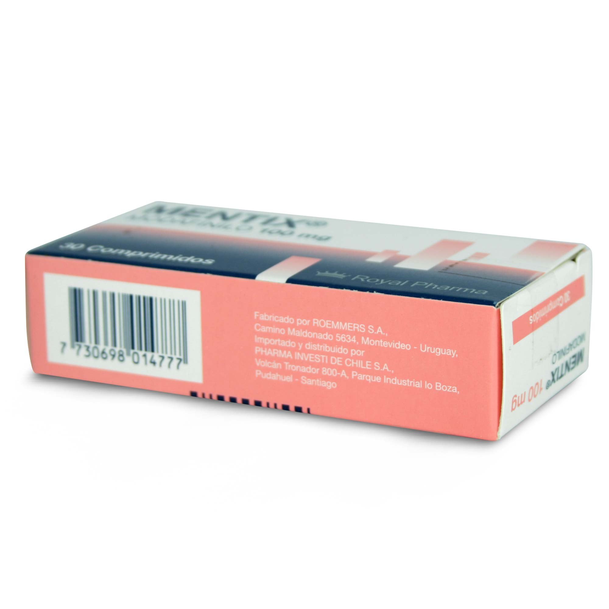 Mentix Modafinilo 100 mg 30 Comprimidos | Cruz Verde