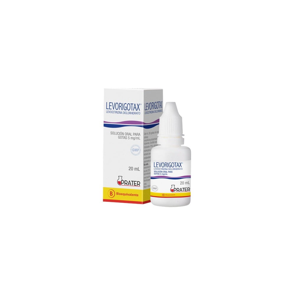 Levorigotax Levocetirizina 5 mg/ml Solución Oral 20 mL - FarmaCompara