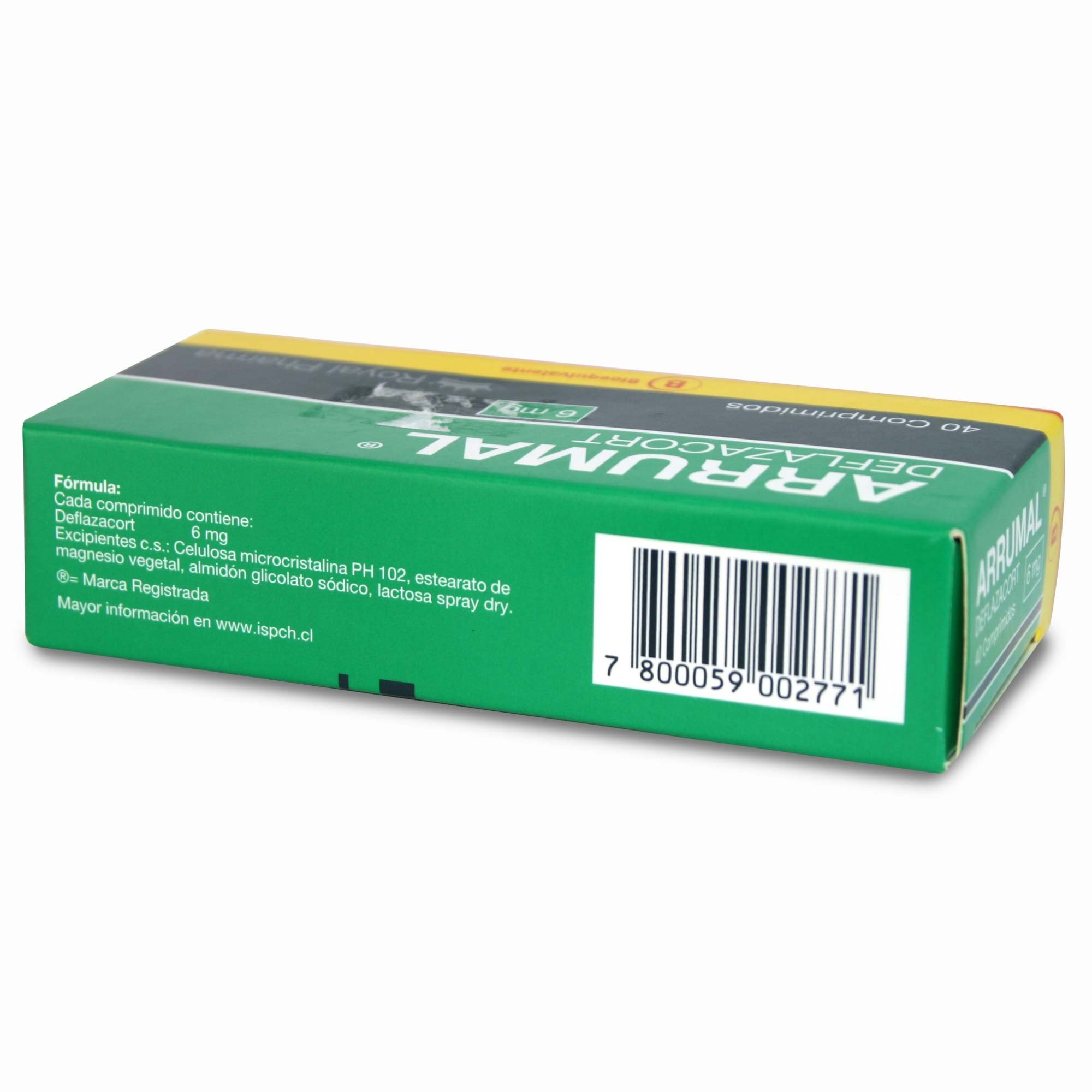 Arrumal 6 Deflazacort 6 mg 40 Comprimidos | Cruz Verde
