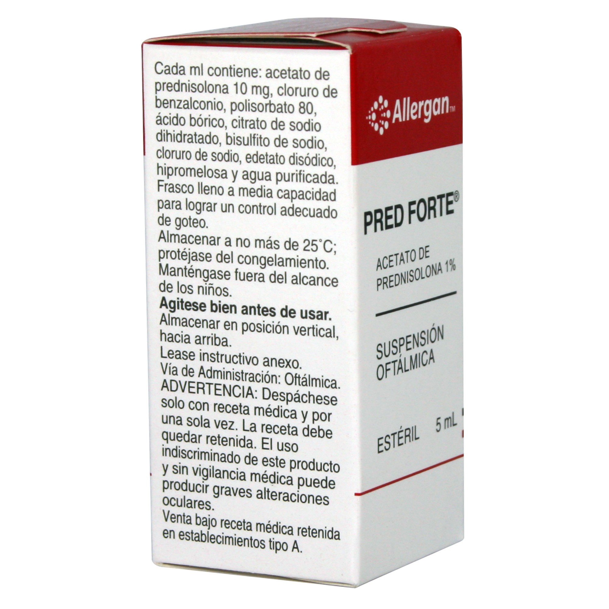 Pred Forte Prednisolona 1 Solución Oftalmica 5 mL | Cruz Verde
