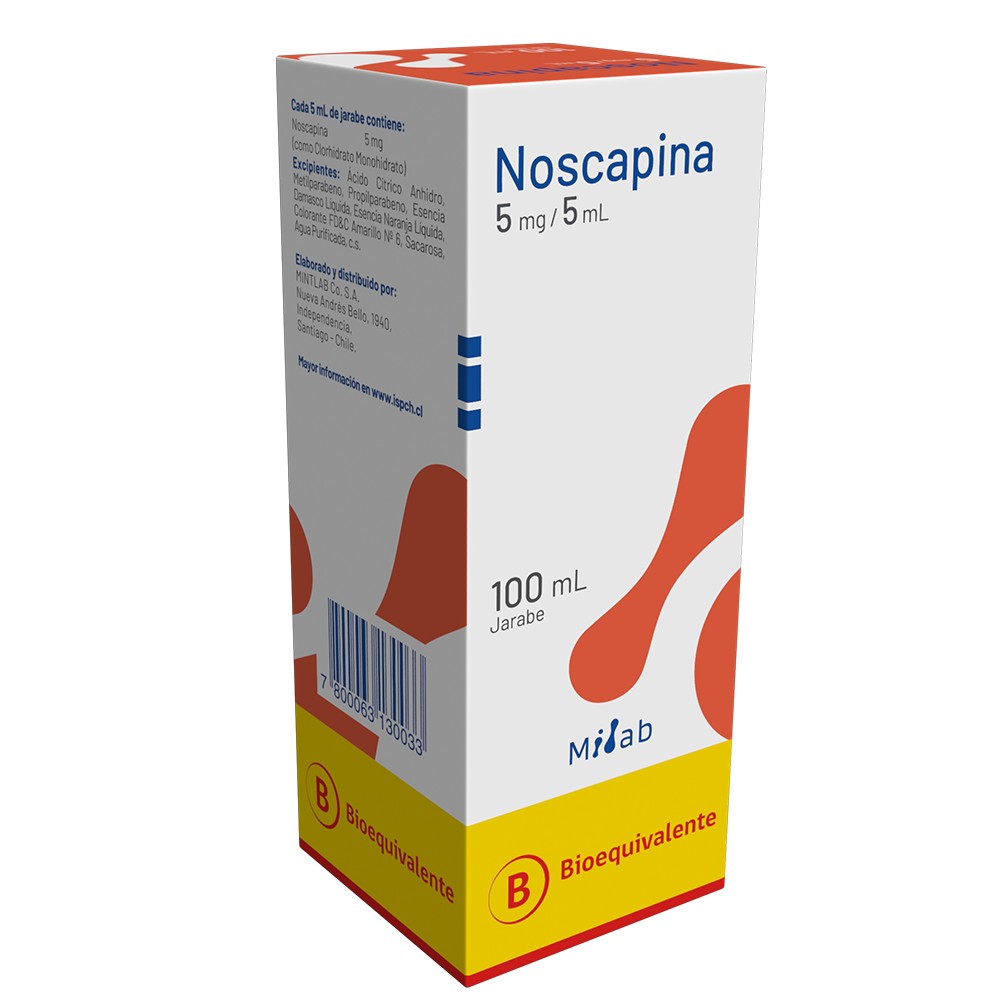 Noscapina 5 mg/5mL Jarabe 100 mL | Cruz Verde