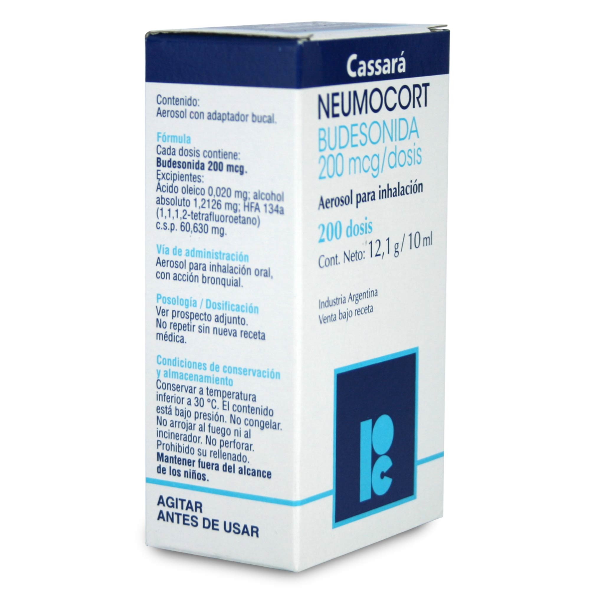Neumocort Hfa Budesonida 200 mcg/DS Inhalador Bucal 200 Dosis | Cruz Verde