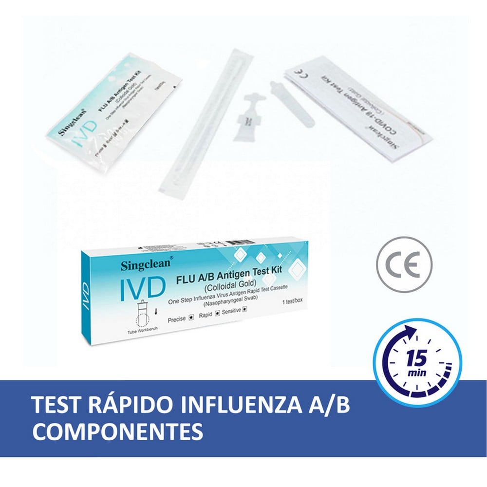 Kit Test Influenza Singclean | Cruz Verde