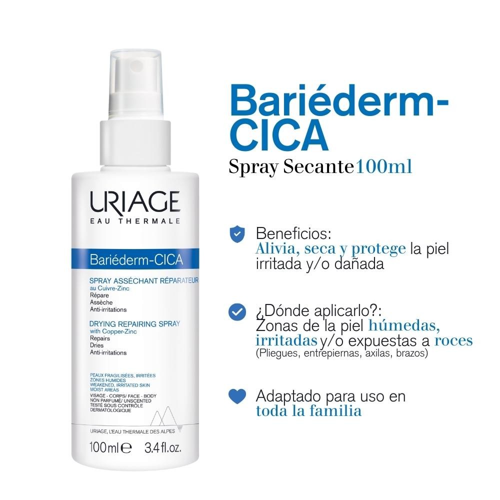 Spray Secante Reparador Bariéderm-CICA 100ml | Cruz Verde