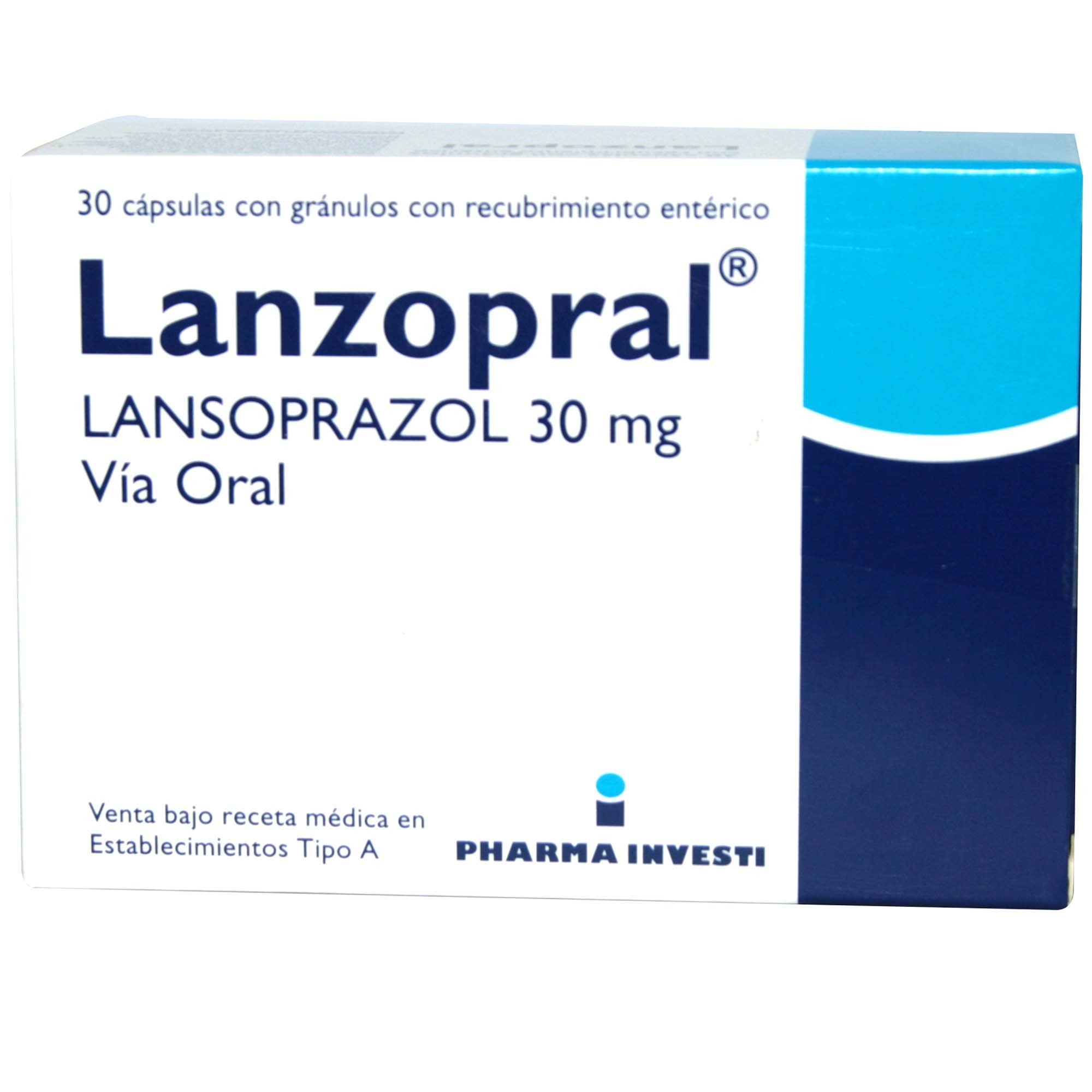 Lanzopral Lansoprazol 30 mg 30 Cápsulas | Cruz Verde