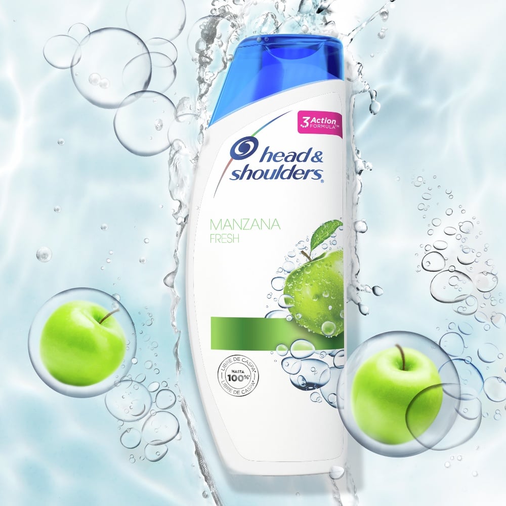 Shampoo Control Caspa Manzana Fresh 2 Pack de 375 ml | Cruz Verde