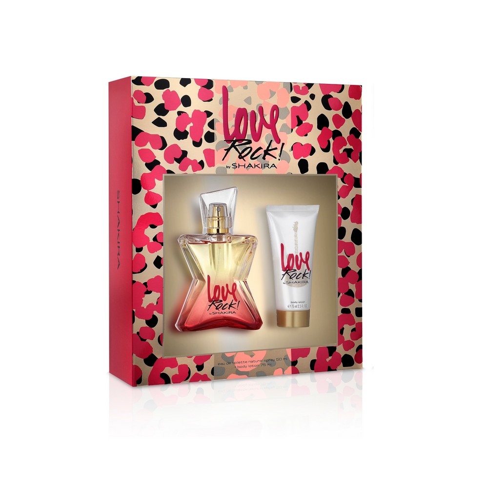 Love Rock Eau De Toilette Natural Spray 50 mL + Body Lotion 75 mL ...