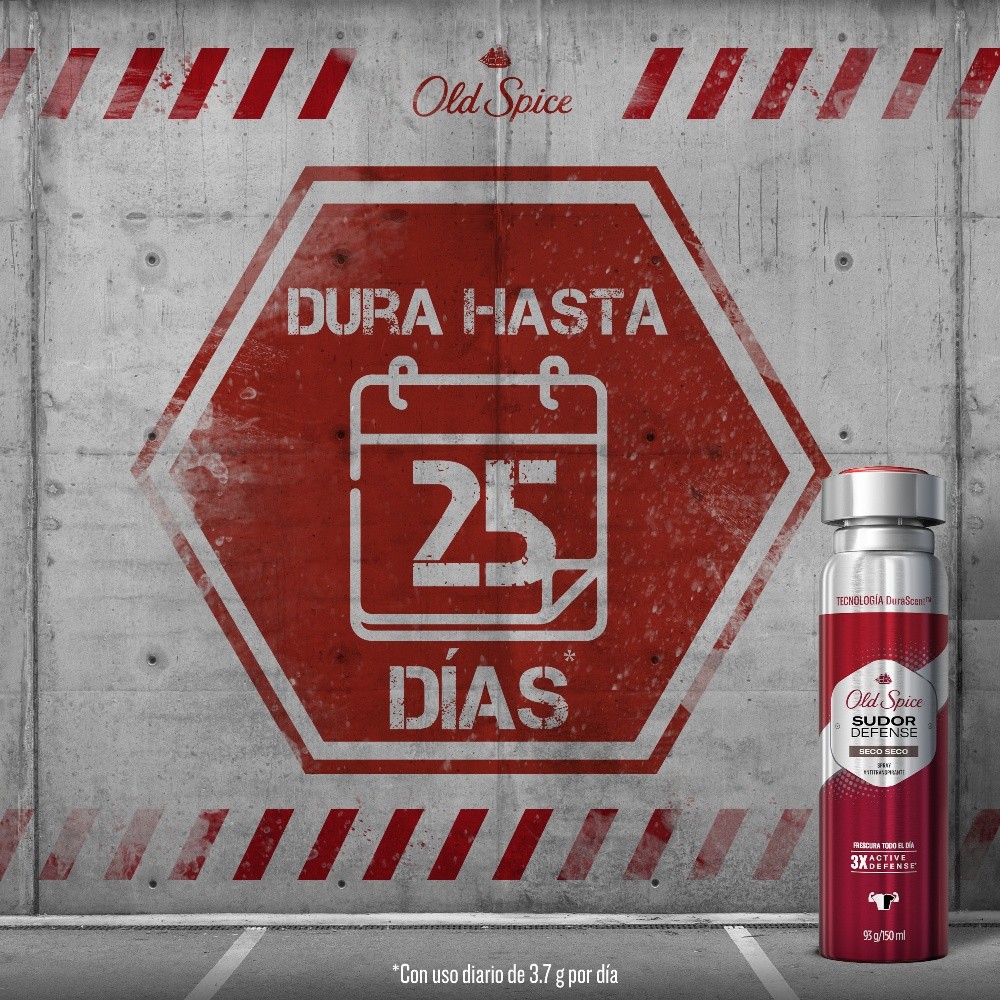 Spray Antitranspirante Old Spice Sudor Defense Seco Seco 93 g | Cruz Verde