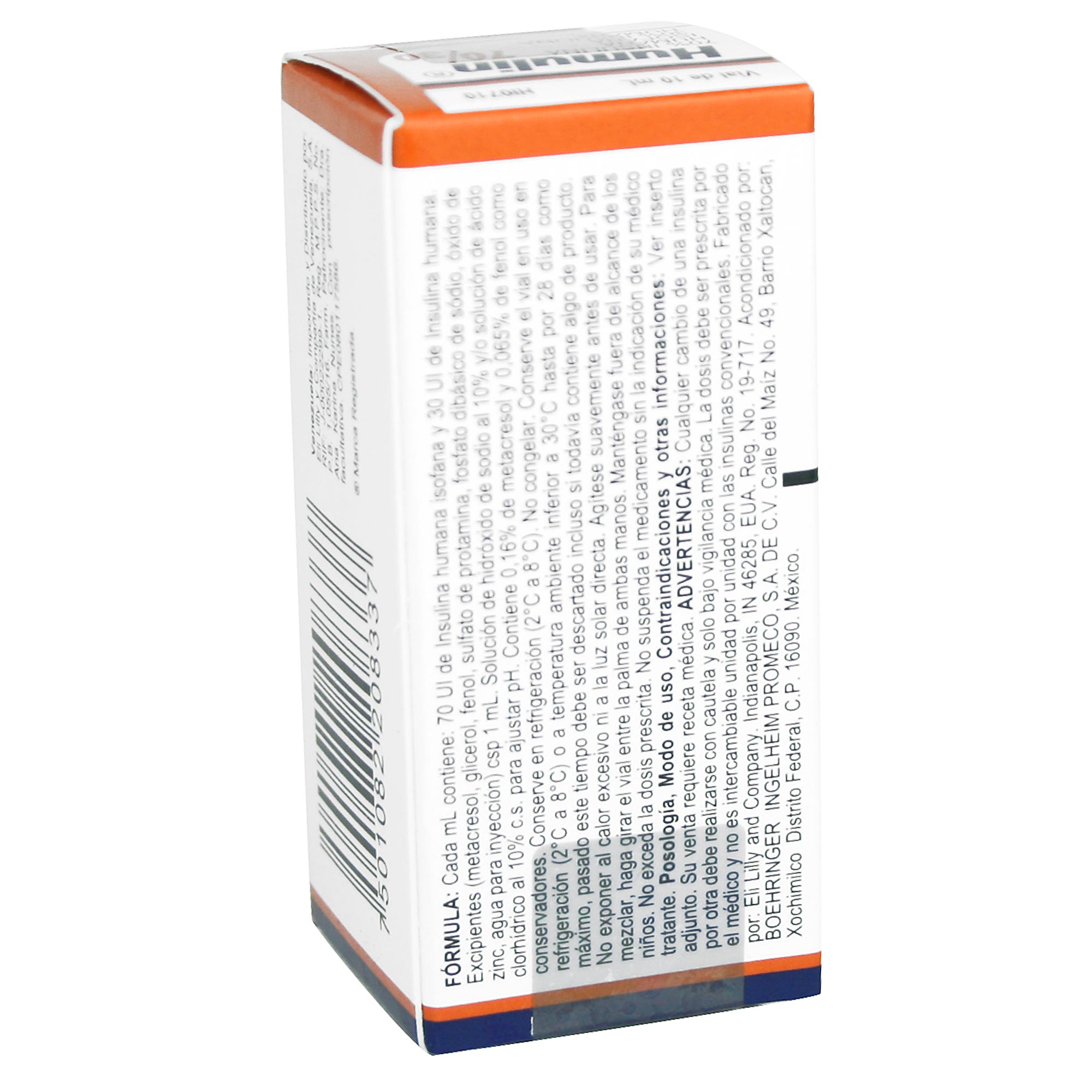 Humulin 30/70 Insulinas 30 1 Ampolla | Cruz Verde