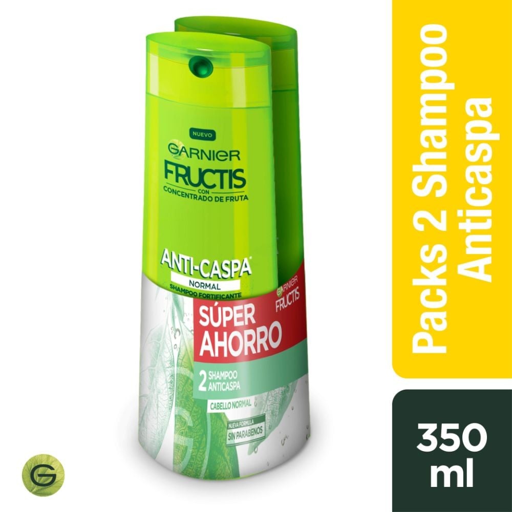 Pack Anticaspa Normal Shampoo Anticaspa Cabello Normal 350 mL + Shampoo ...