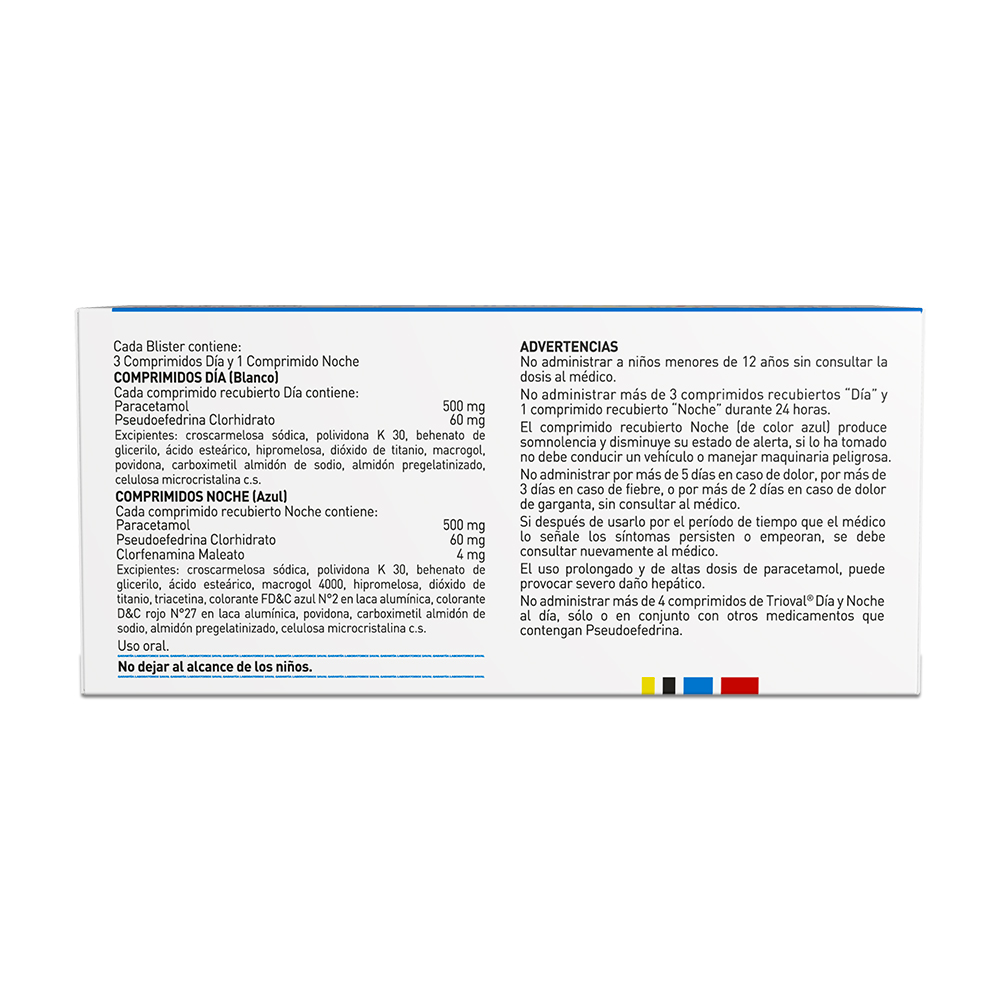 Trio Val Dia/Noche 60 mg 20 Comprimidos | Cruz Verde