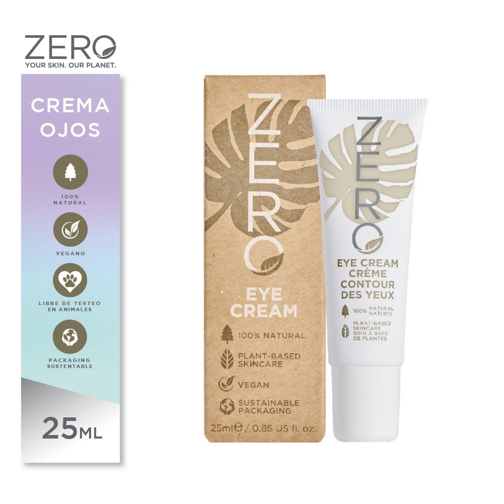 ZERO Crema Contornos de Ojos Nutritiva 100% Natural 50 mL | Cruz Verde