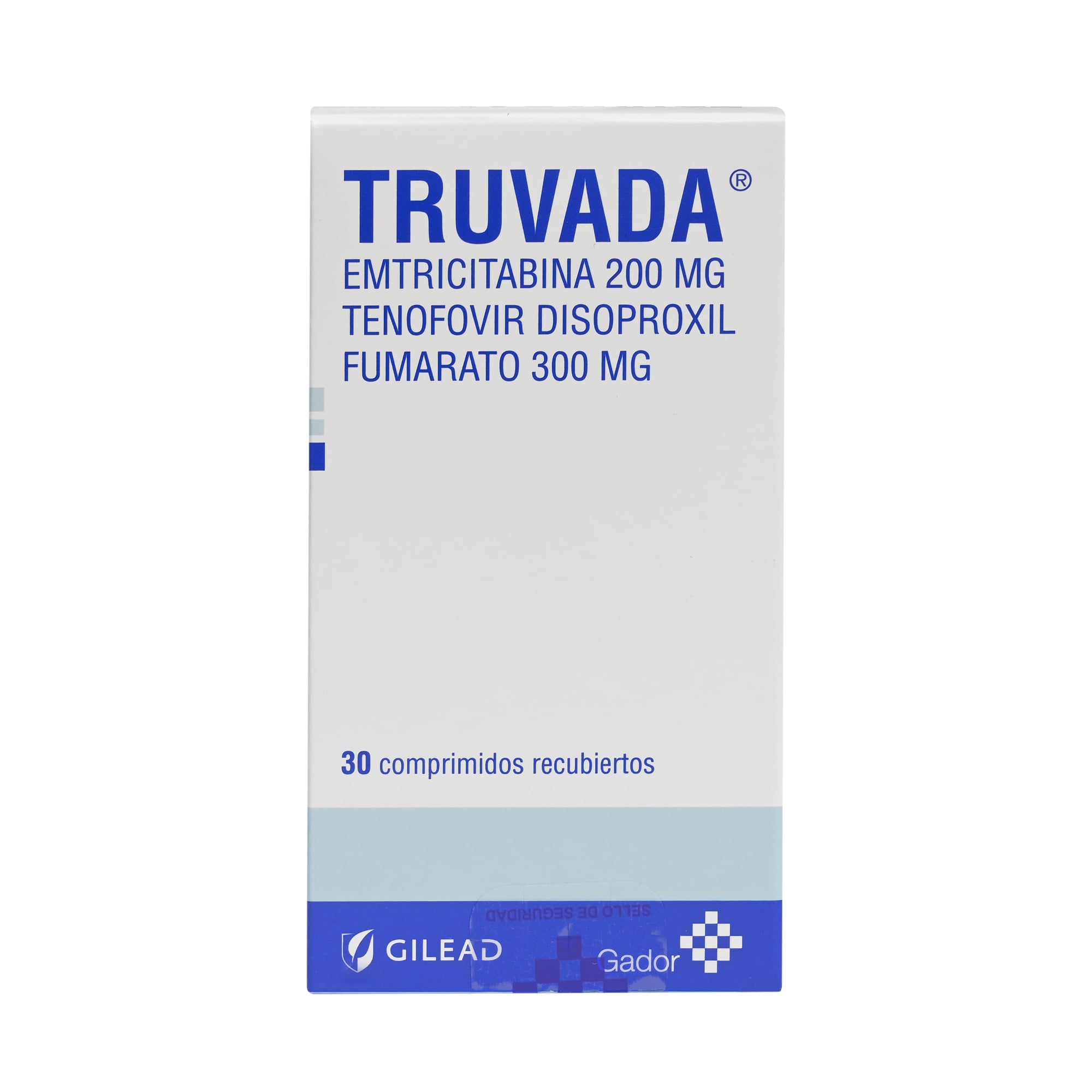 Truvada Tenofovirl Disoproxil Fumarato 300 mg Emtricitabina 200 mg 30 ...
