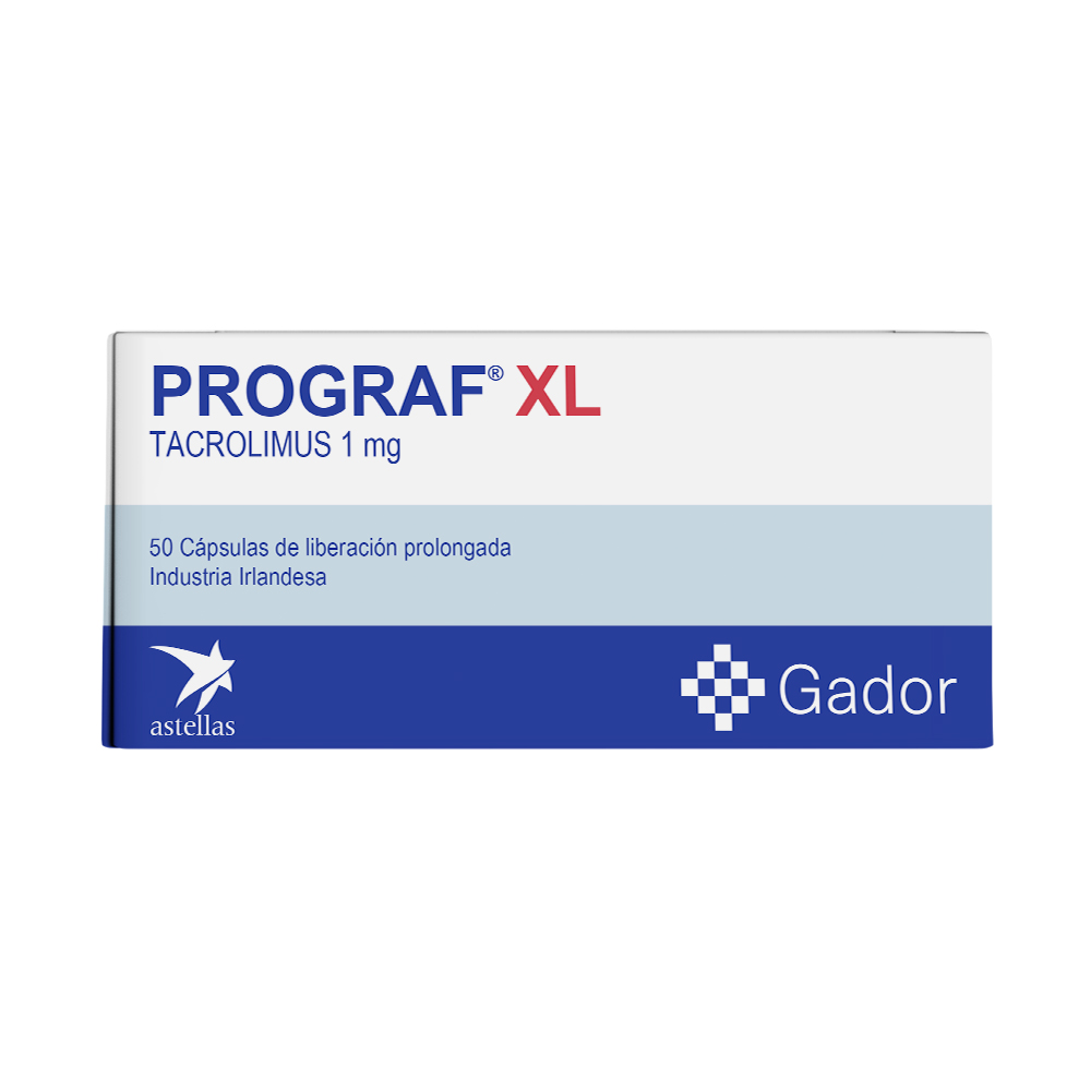 Prograf XL 50 Cápsulas de Liberación Prolongada | Cruz Verde
