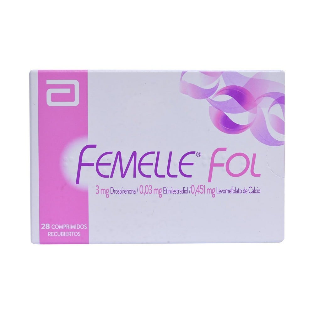 Femelle Fol Drospirenona 3 mg Etinilestradiol 0,03 mg 28 Comprimidos ...
